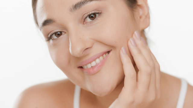 Flawless Cheek Skin Close-Up Stock Video Footage Collection - BBRoll